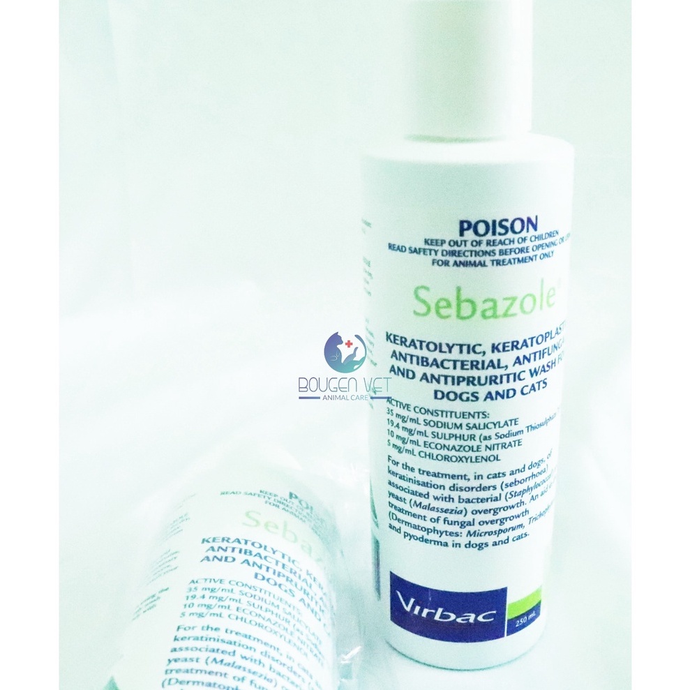 Jual VIRBAC SEBAZOLE SHAMPOO 250ML | Shopee Indonesia