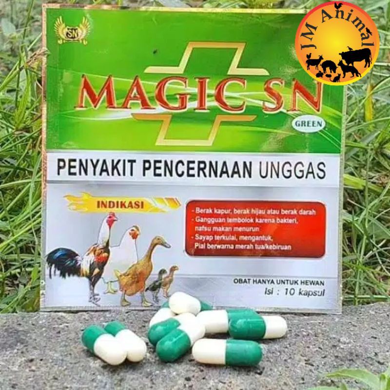 Jual MAGIC SN HIJAU OBAT PENCERNAAN UNGGAS AYAM | Shopee Indonesia