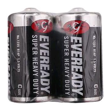 Jual [EVERYDAY USE] - BATERAI SIZE C EVEREADY HITAM SUPER HEAVY DUTY ...