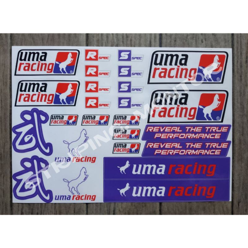 Jual Lis Stiker Uma Racing - Sticker Uma Racing Official Merchandise ...