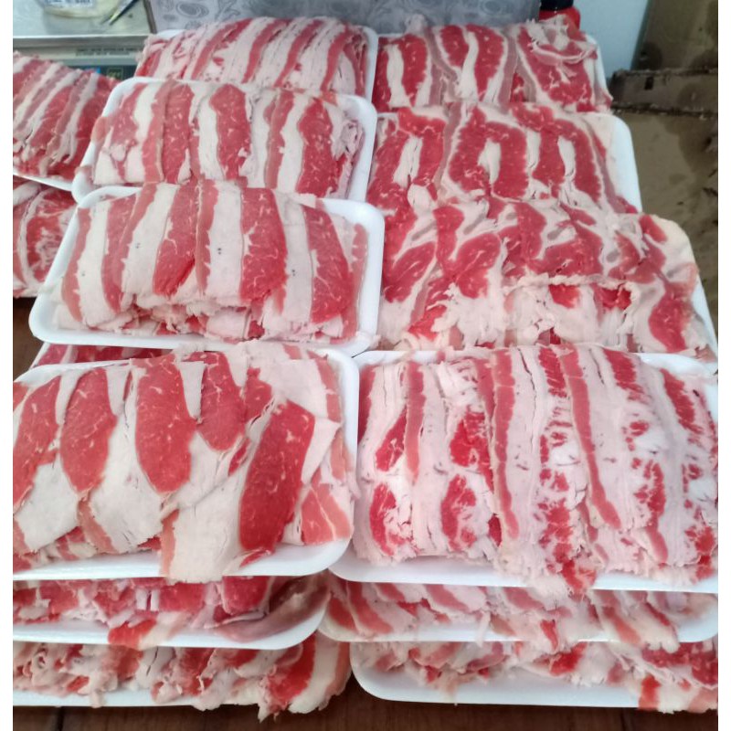 Jual USA BEEF SLICE DAGING SAPI SLICE TIPIS @500 gr- HIGH QUALITY ...
