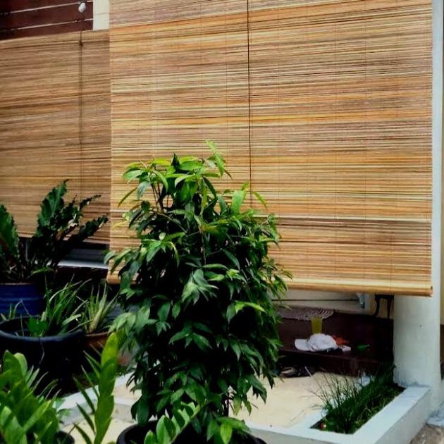 Jual TIRAY KREY KEREI BAMBU SAWIT OUTDOOR UKURAN 2X2M PLUS KEREKAN | Shopee Indonesia