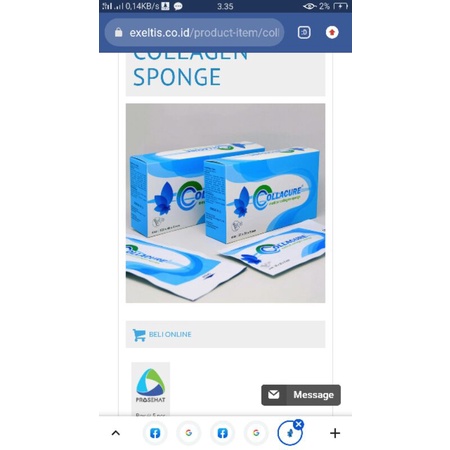 Jual Collacure 120 (besar) EXP 2026 | Shopee Indonesia