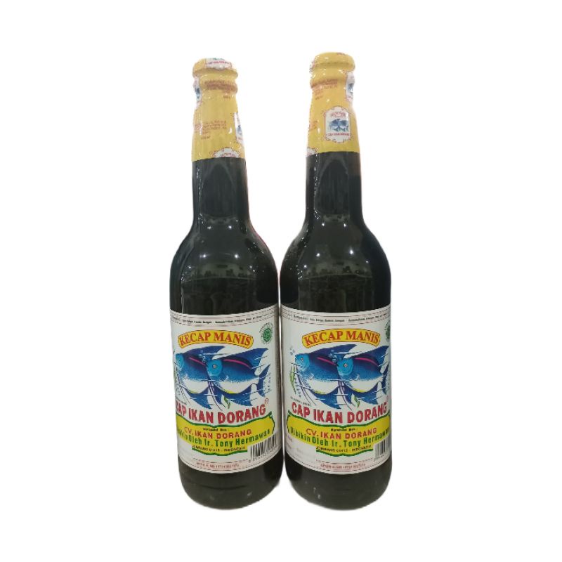 Jual KECAP MANIS CAP IKAN DORANG BOTOL KACA 600 ML | Shopee Indonesia