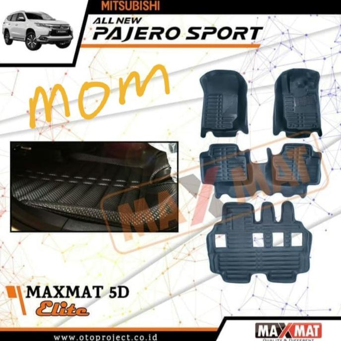 Jual Karpet mobil maxmat 5d tipe elite black khusus All new pajero ...