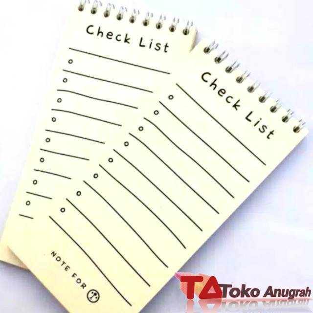 Jual BUKU CHEK LIST | Shopee Indonesia
