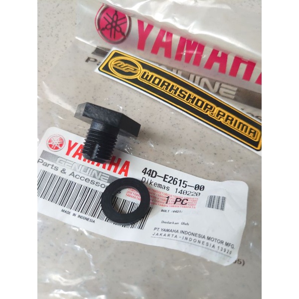 Jual baut plastik 44D tutup pembuangan air radiator bawah aerox 125 ...