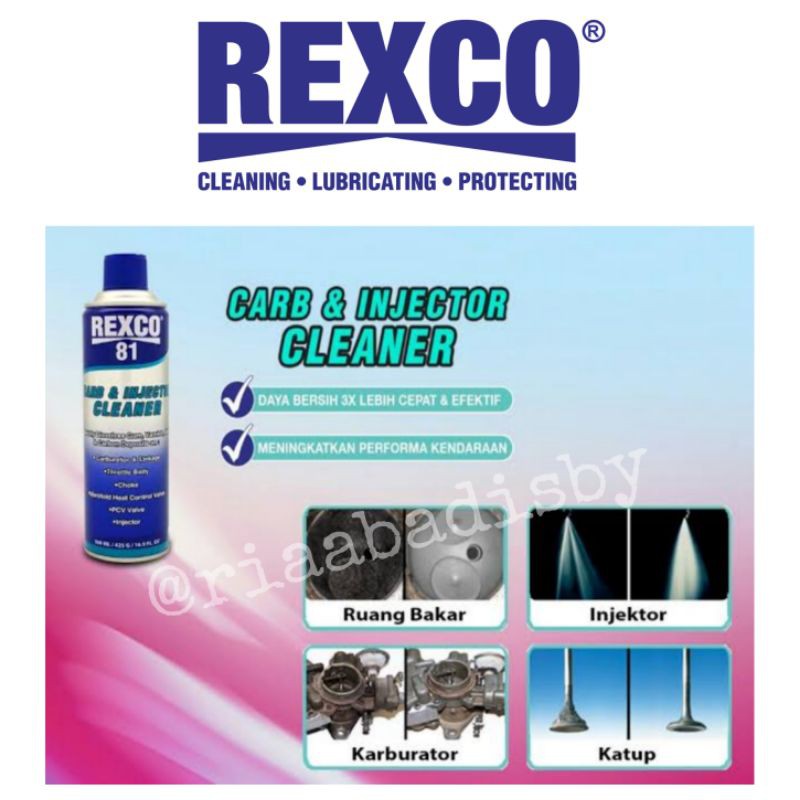 Jual REXCO 81 CARB INJECTOR CLEANER 500ML | Shopee Indonesia