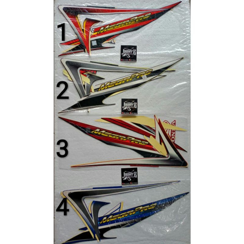 Jual STIKER STRIPING LIS BODY MOTOR HONDA MEGA PRO PRIMUS TAHUN 2006 ...