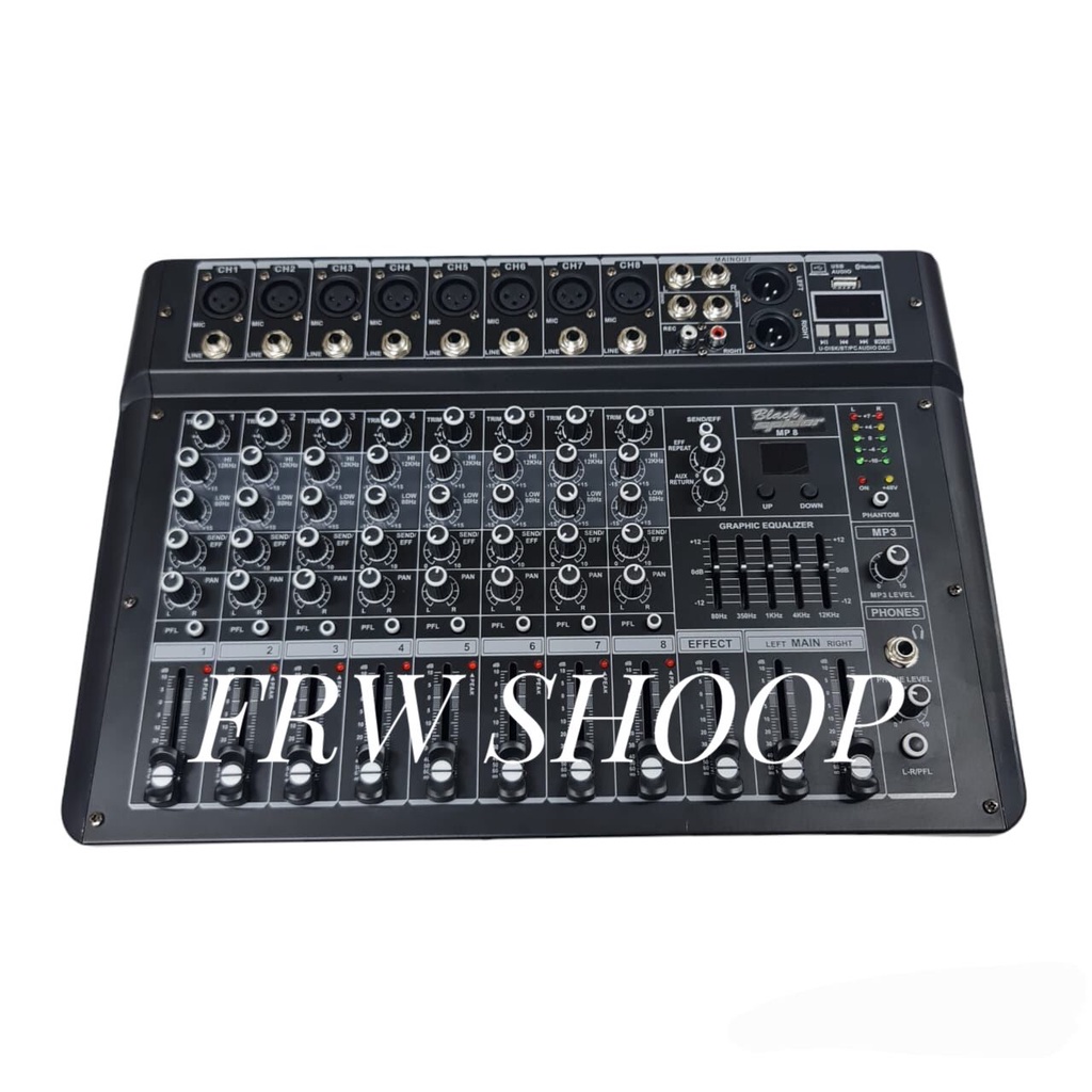 Jual POWER MIXER BLACK SPIDER MP8 / BLACKSPIDER MP 8 8 CHANNEL ORIGINAL ...