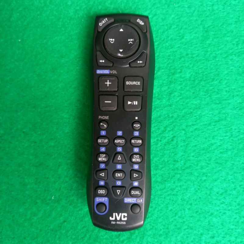 Jual Remote DVD Tape Mobil Head Unit JVC Original Asli . RM - RK255 ...