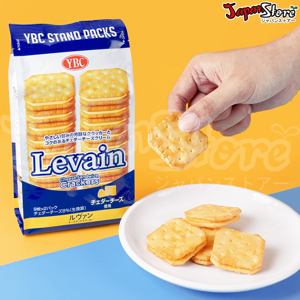 Jual YBC (Yamazaki Biscuit) Levain Cheese Crackers Standpack [2 Mini Pack] | Shopee Indonesia