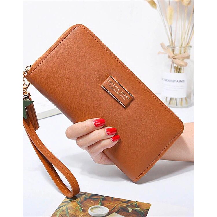 Jual Dompet Wanita Murah Dompet Panjang Import Kulit Lembut Premium Kartu Hp Fashion Korea B ...
