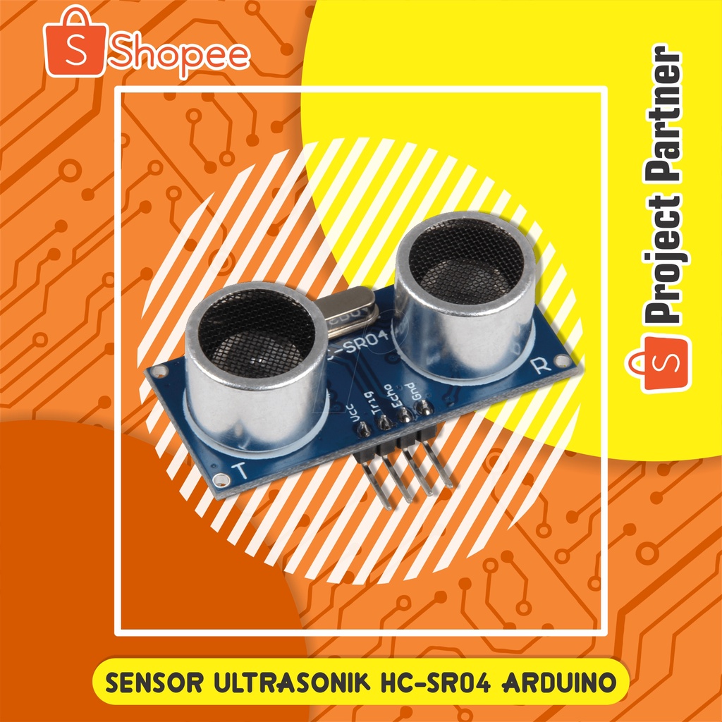 Jual Sensor Ultrasonik HC-SR04 HC SR04 untuk mengukur jarak Arduino Uno ...