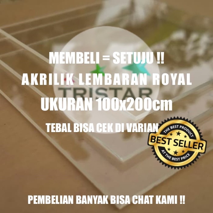 Jual Akrilik lembaran bening 5mm (uk 100x200cm) | Shopee Indonesia