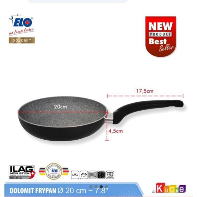 Jual Elo Frypan Dolomit 20cm | Shopee Indonesia