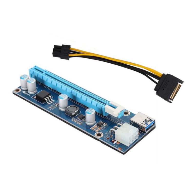 Jual VGA Riser USB 3.0 PCI-E PCI Express Riser Card 1x to 16x - Versi ...