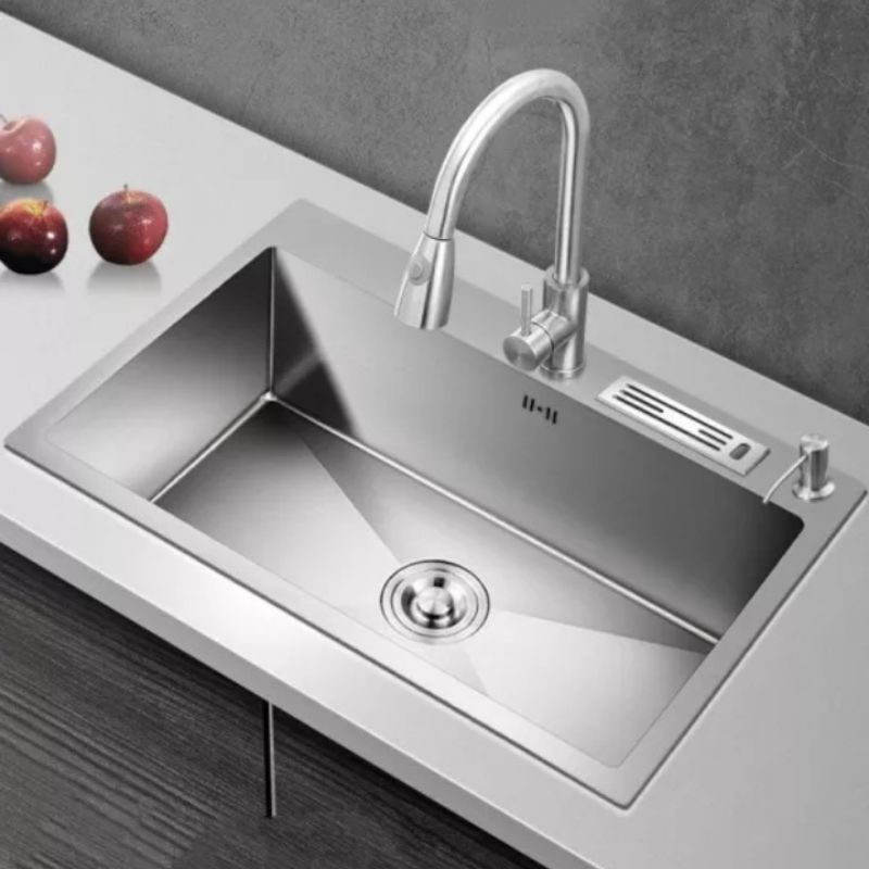 Jual KITCHEN SINK 6045/7545 KNIFE HOLDER/WASTAFEL CUCI PIRING | Shopee ...