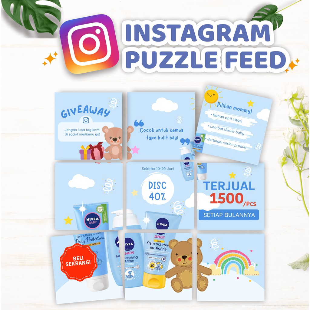 Jual DESIGN PUZZLE FEED INSTAGRAM / DESIGN PUZZLE FEED | Shopee Indonesia