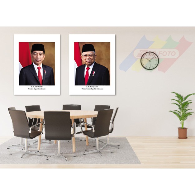 Jual Poster Presiden dan Wakil Presiden RI (Cetak Kertas) | Shopee ...