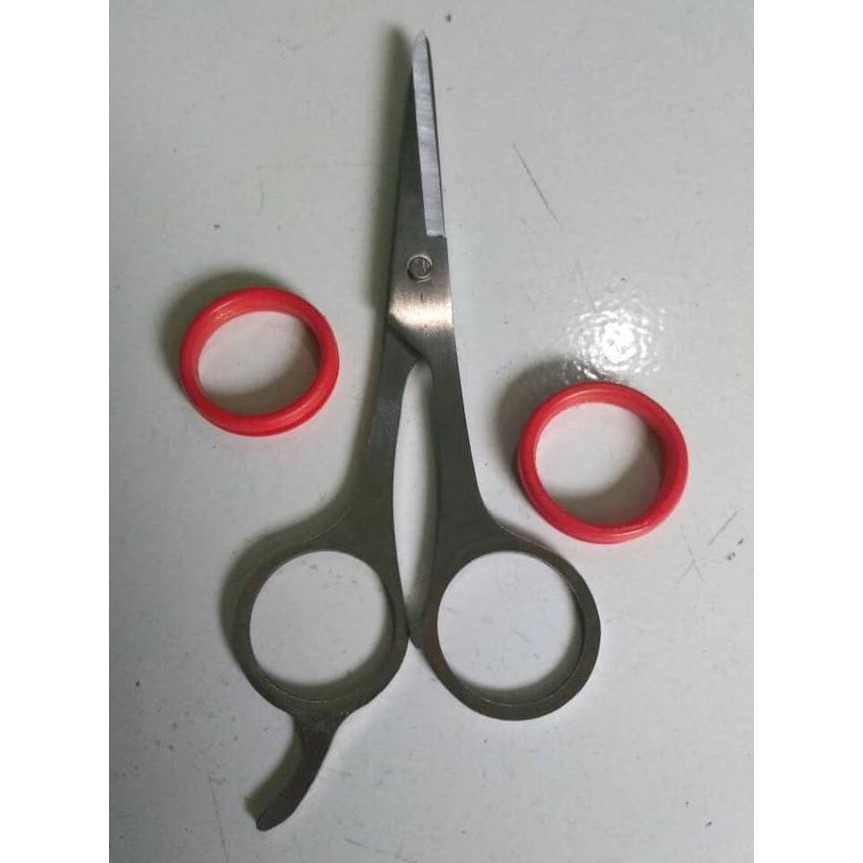 Jual (҂ ͡ ͜ʖ ͡ )ᕤ Gunting Cukur Rambut Barber Scissors Stainless Steel ...
