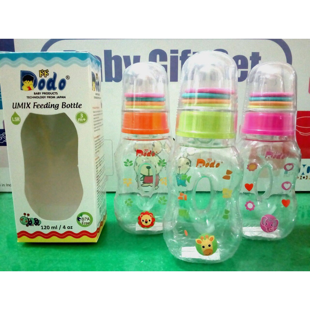 Jual DODO BOTOL SUSU UMIX 4OZ 120ml BULAT round baby bottle | Shopee ...