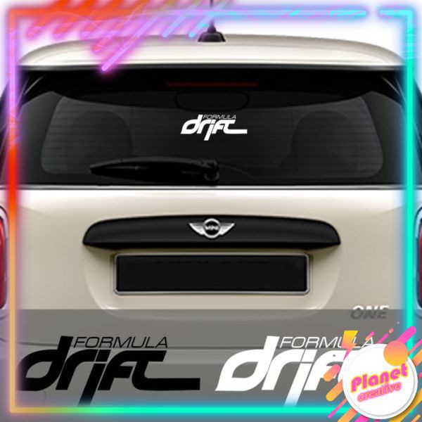 Jual Sticker Mobil JDM Formula Drift Kaca Racing Cutting Stiker Decal ...