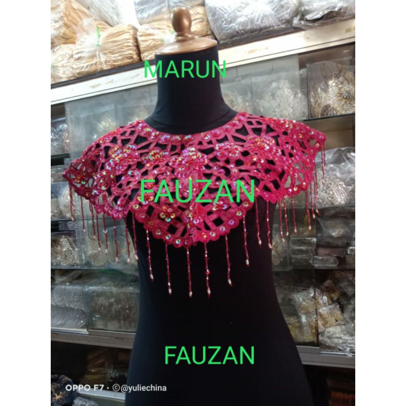 Jual Aksesoris Teratai Dada Payet Baju Adat & Tari // Aksesoris Penutup ...