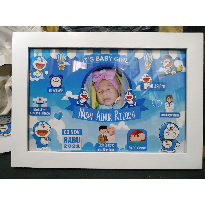 Jual Frame Biodata Bayi 20x30 | Shopee Indonesia
