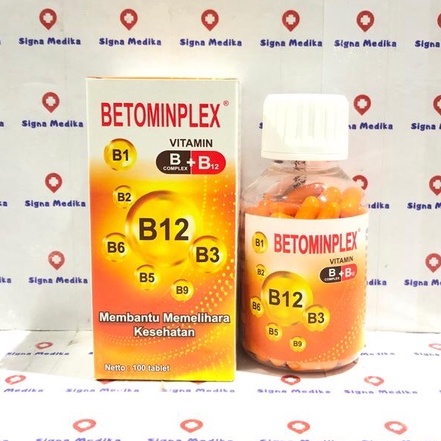 Jual Betominplex Botol Vitamin B Complex B12 Isi 100 Tablet ...