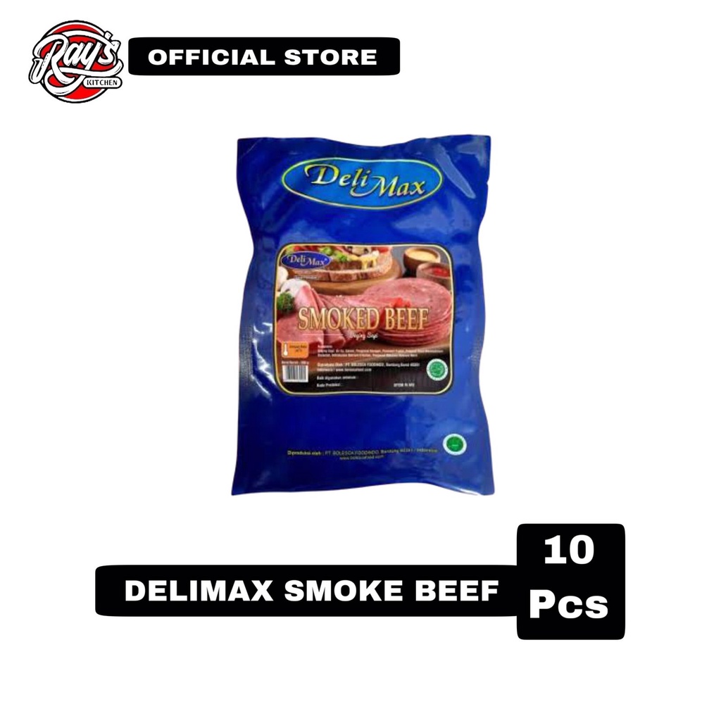 Jual Delimax smoke beef isi 10pcs - daging sapi smoke deli max | Shopee ...