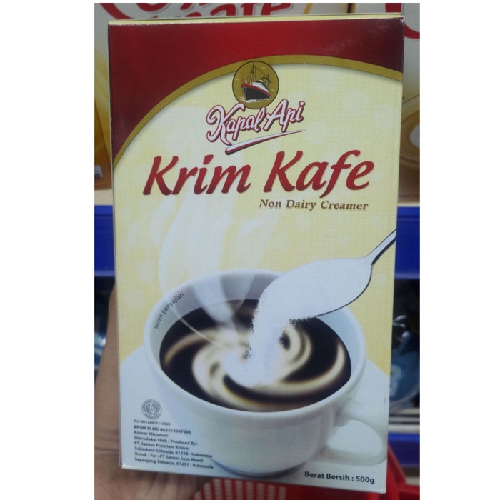 Jual Krimer- Kapal Api Krim Kafe Non Dairy Creamer 500Gr -Krimer ...
