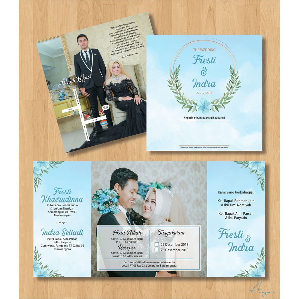 Jual Desain Undangan Pernikahan ( SOFT FILE ) | Shopee Indonesia