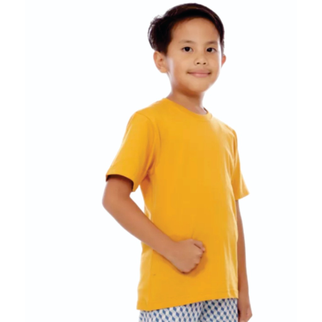 Jual KAOS POLOS ANAK KUNING MUSTARD LENGAN PENDEK COMBED 30s BAJU KAOS KIDS UMUR - PLS | Shopee ...