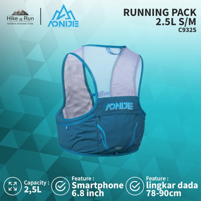Jual Rompi Lari Aonijie C932S Running Pack 2.5L | Shopee Indonesia