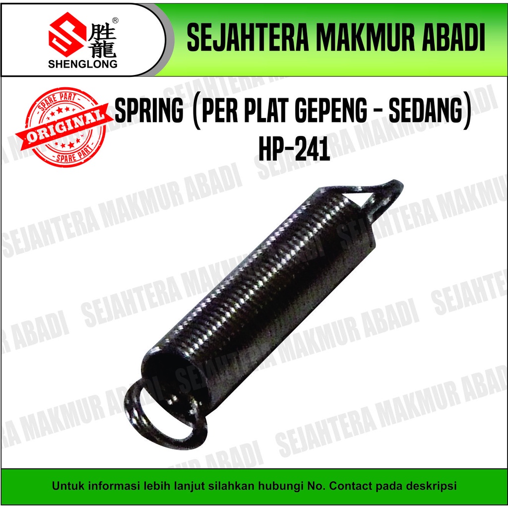 Jual Spring / Per Date Coding HP - 241 ( Panjang 33 mm Diameter luar 6 ...