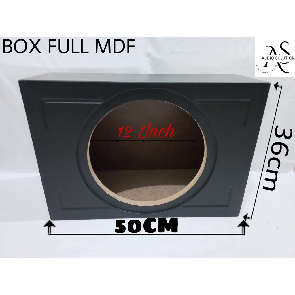 Jual Box Subwoofer full MDF 12 inch & 10 inch Dengan Terminal - Box ...