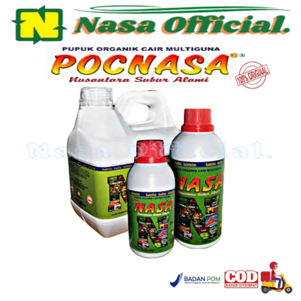Jual PUPUK POC NASA 250 Cc DAN 500 Cc - PUPUK ORGANIK CAIR - PUPUK ...
