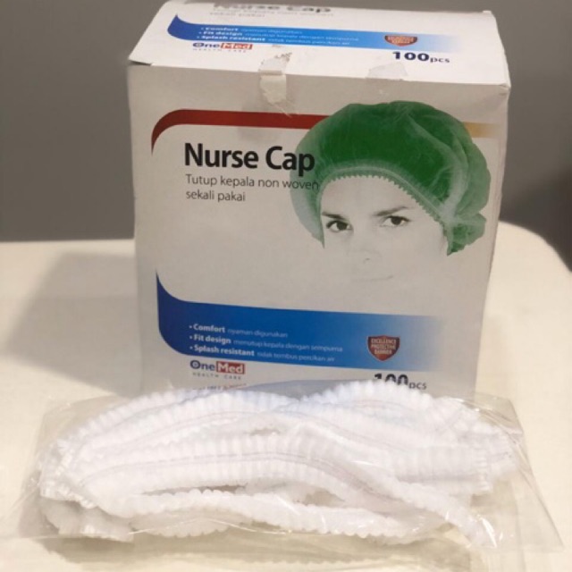 Jual Nurse Cap One Med isi 10pcs | Shopee Indonesia