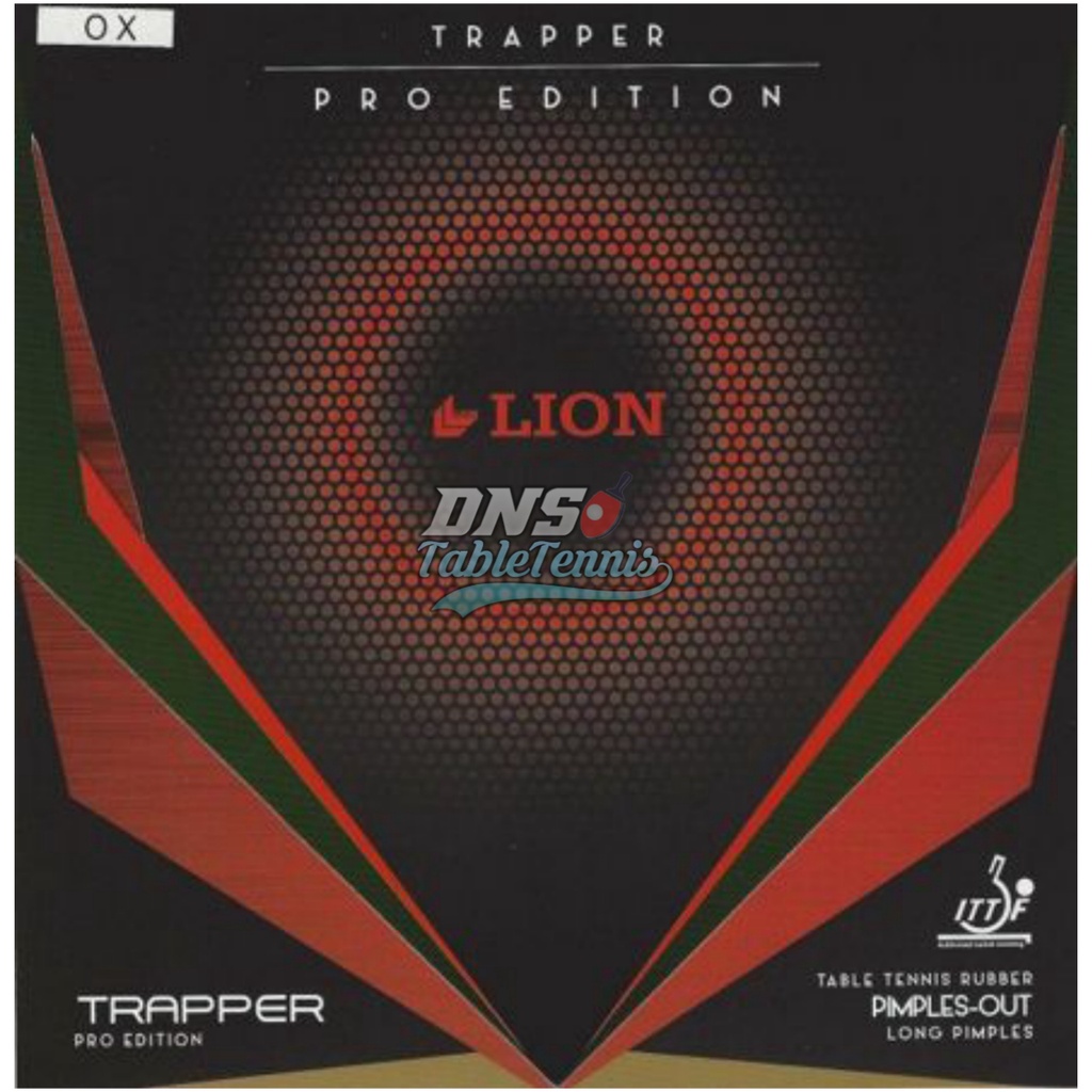 Jual Lion Trapper Pro edition Long Pips OX - Rubber Karet Bet Tenis ...