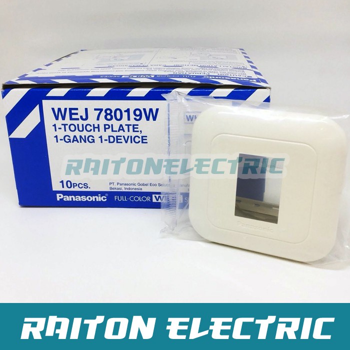 Jual Frame Plate Single / Plate 1 Gang WEJ78019W Wide Series Panasonic ...