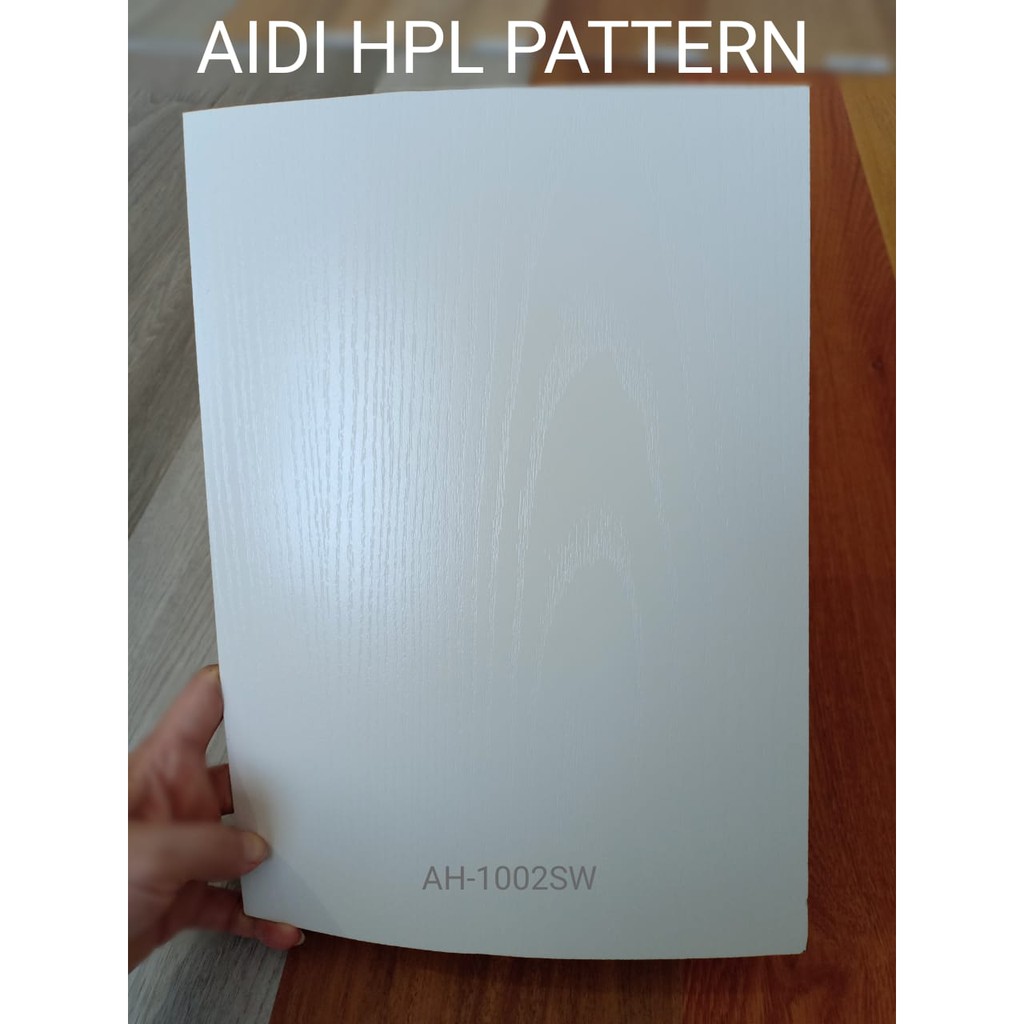 Jual AH 1002SW WHITE TEXTURE HPL WOODGRAIN TEXTURE HPL PUTIH URAT ...