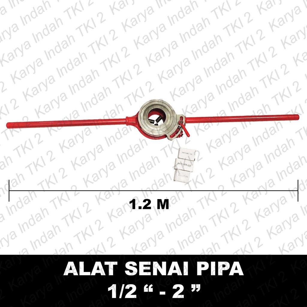 Jual Alat Senai Pipa Besar 1/2" - 2" National Pipe Tapered Thread Die ...