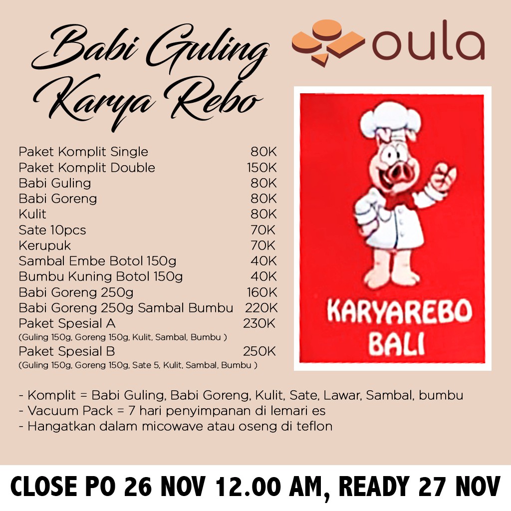 Jual Babi Guling Karya Rebo Bali | Shopee Indonesia