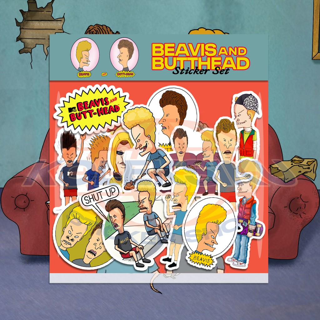 Jual STIKER BEAVIS AND BUTTHEAD STIKER AESTHETIC STIKER KARTUN STIKER ...
