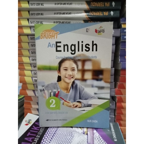 Jual buku bahasa Inggris bright an English kelas 8 SMP Erlangga | Shopee Indonesia