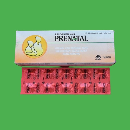 Jual Vitamin Prenatal Tablet Per Box isi 10 Lembar | Shopee Indonesia