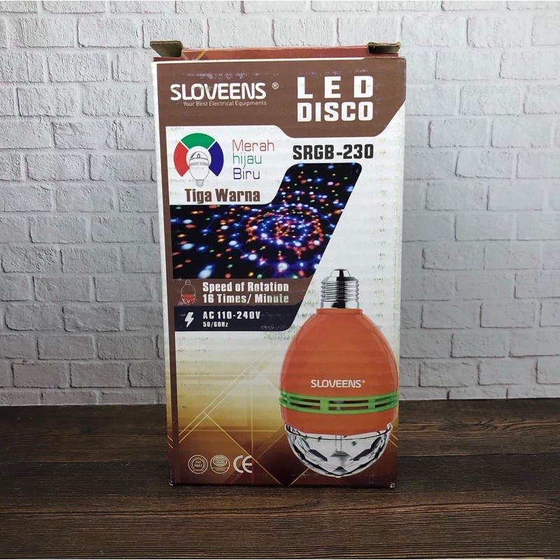 Jual Lampu LED Disco Rotasi RGB | Shopee Indonesia