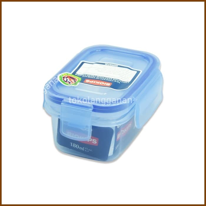 Jual Komax Biokips Tempat Makan Persegi Panjang 180 Ml R1 | Shopee ...