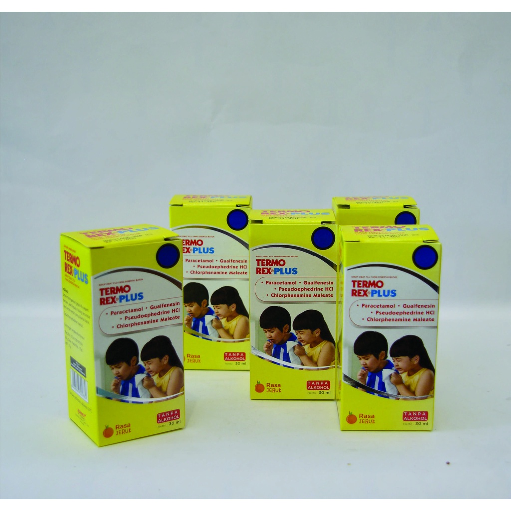 Jual Termorex / Termo Rex Plus Sirup / Syrup 60 Ml (Rasa Jeruk ...